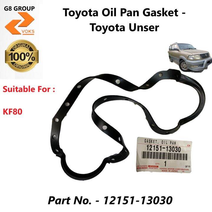 Toyota Oil Pan Gasket - Toyota Unser ( 12151-13030 ) | Lazada