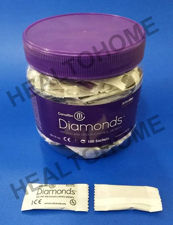 DIAMONDS GELLING AND ODOUR CONTROL SACHETS 3 GM ถุงดับกลิ่นอุจจาระในถุง ...
