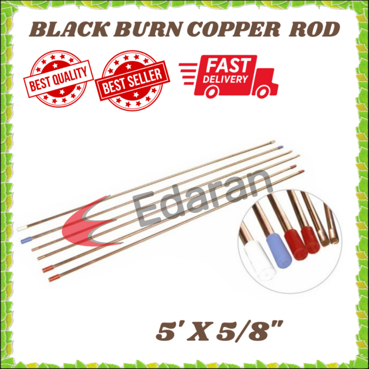 BLACK BURN 5/8"X5.0' COPPER ROD | Lazada