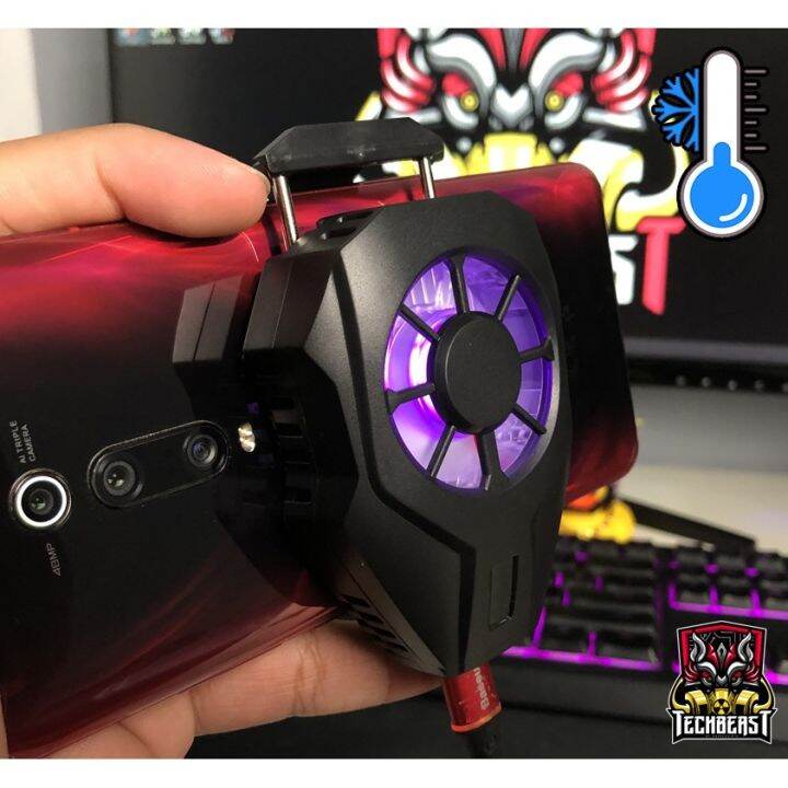 Mobile Cooler Radiator L-01 Universal Gaming Cold Fan Cooling Techbeast ...