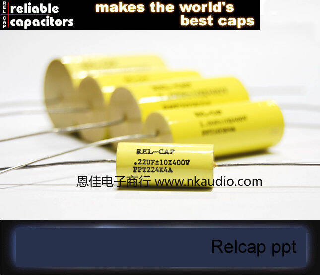 Enjia nkaudio REL-cap PPT tin capacitor relcap 0.33uf/400v agent ...