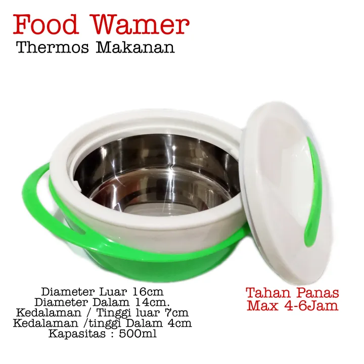 Winnjaya Food Warmer Thermo Container Tempat Nasi Dan Sayur Box / Wadah ...