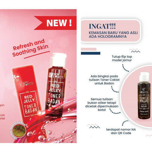 SYB Forte Red Jelly Toner Badan | Lazada Indonesia