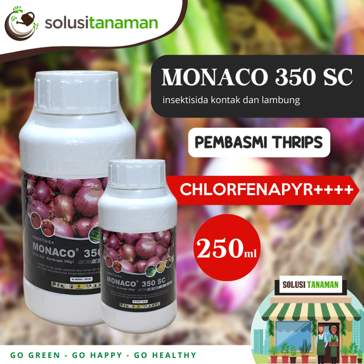 Obat Hama Monaco 250ml Pembasmi Hama Wabah Ulat , Penggerek Batang ...