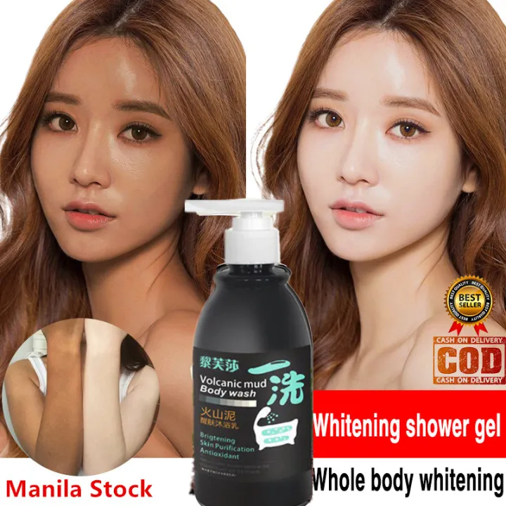 Volcanic Mud Shower Gel Whitening Body Wash Moisturizing Hydrate Remove ...