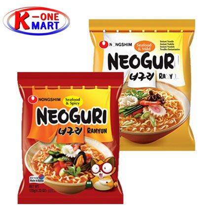 Nongshim Korean Neoguri Ramyun (Mild / Spicy Flavor) 120g | Lazada PH