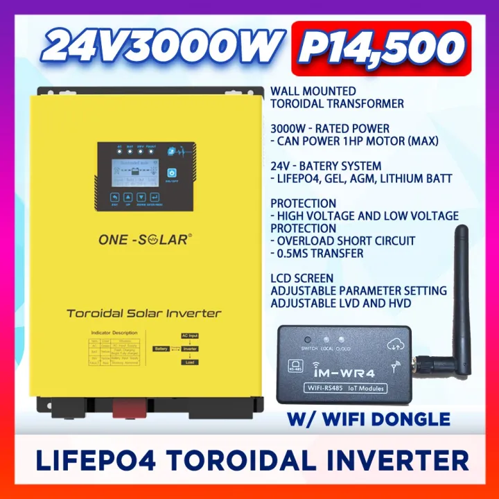 Toroidal Solar Inverter 24V3000W One Toroid Solar Inverter like Snadi ...
