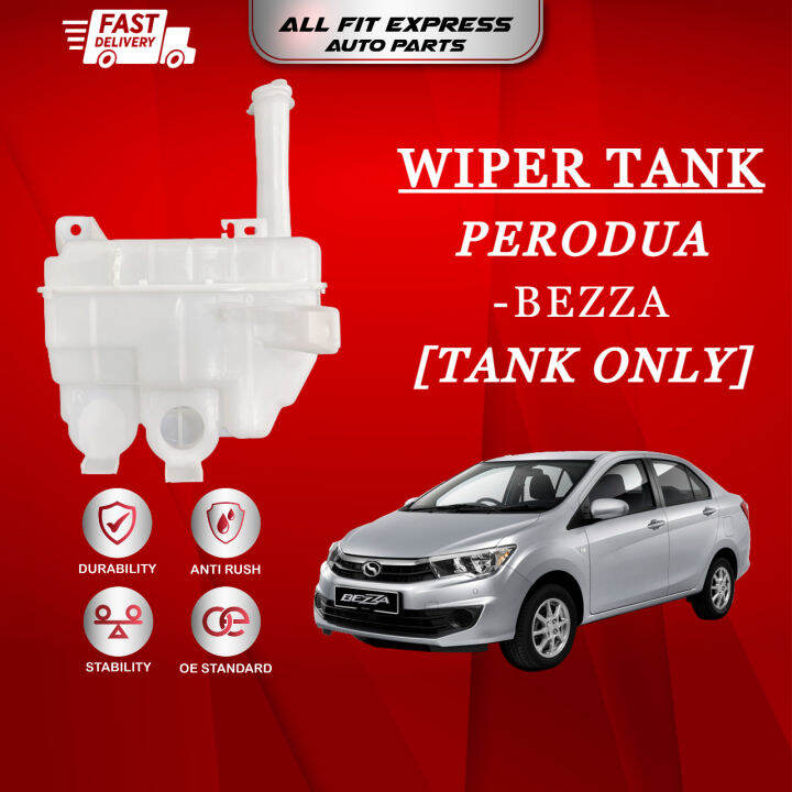 PERODUA BEZZA WATER WINDSCREEN WASHER WIPER TANK BOTTLE PREMIUM QUALITY ...