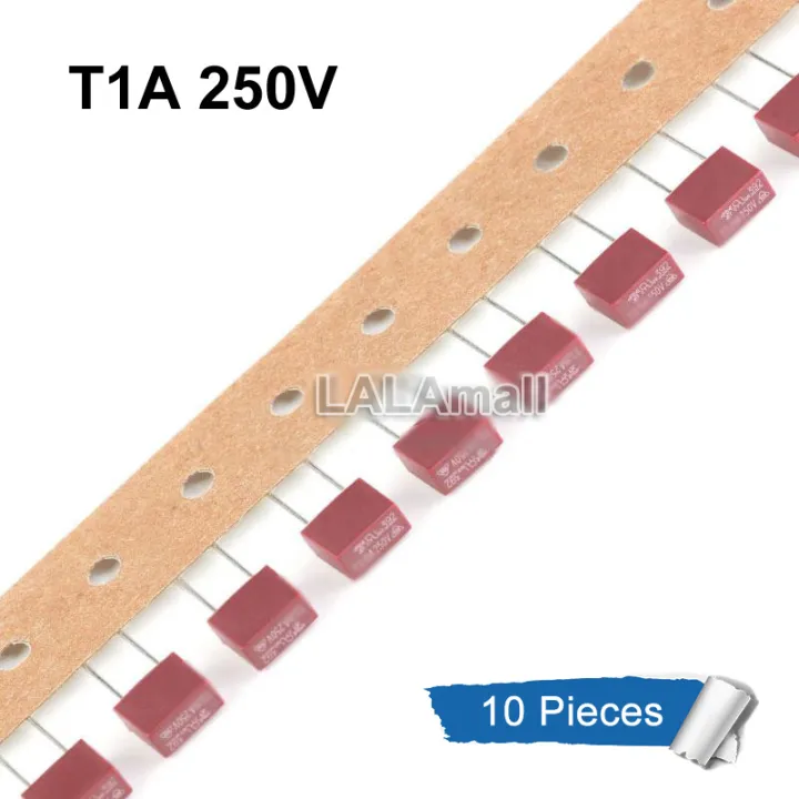 10pcs Square Plastic Fuse T500mA T0.5A T1A T2A T3.15A T4A T5A T6.3A T8A ...