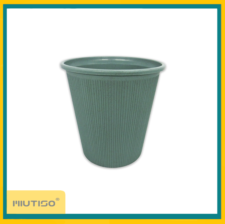 Miutiso Home Round Plastic Small Trash Can Wastebasket Garbage ...