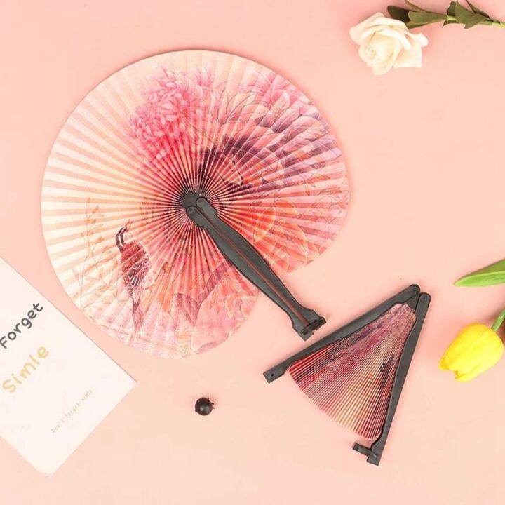 DDEFG Summer Cute Chinese Style Collapsible With Lock Children Fancy ...