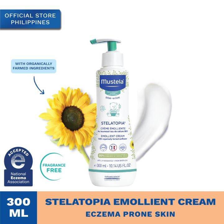 Mustela Stelatopia Emollient Cream 300ml, Naturalness | Lazada PH