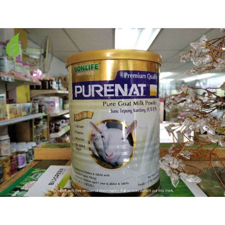 SUGAR FREE BONLIFE Premium Purenat Goat Milk Powder 400G | Lazada