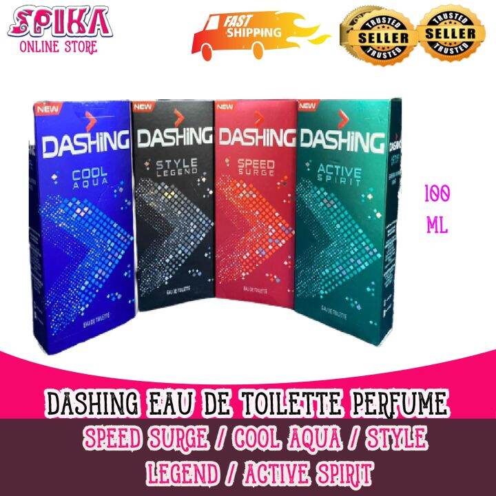 NEW DASHING EAU DE TOILETTE PERFUME SPRAY 100 ML | Lazada