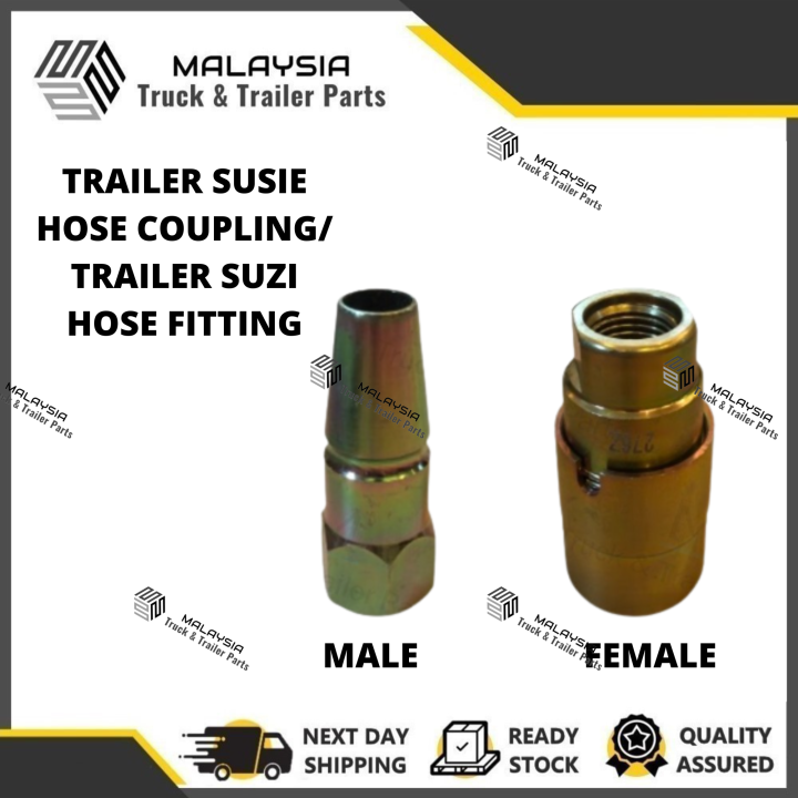 TRAILER SUSIE HOSE COUPLING/ TRAILER SUZI HOSE FITTING (MALE 121 ...
