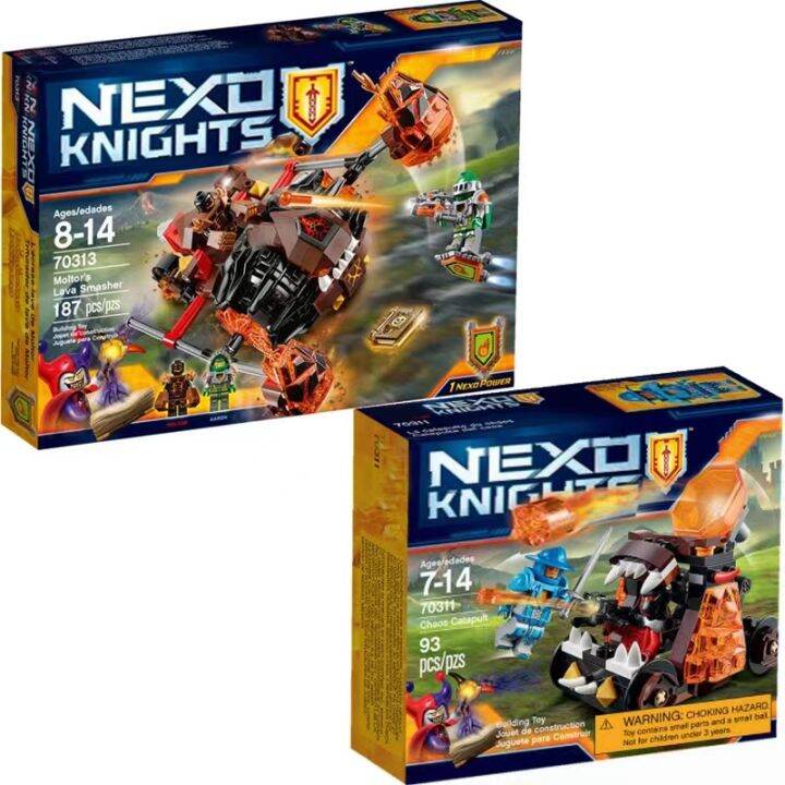 LEGO with Assemble 70313 Double Hammer Slam Cart of the Future Knight ...