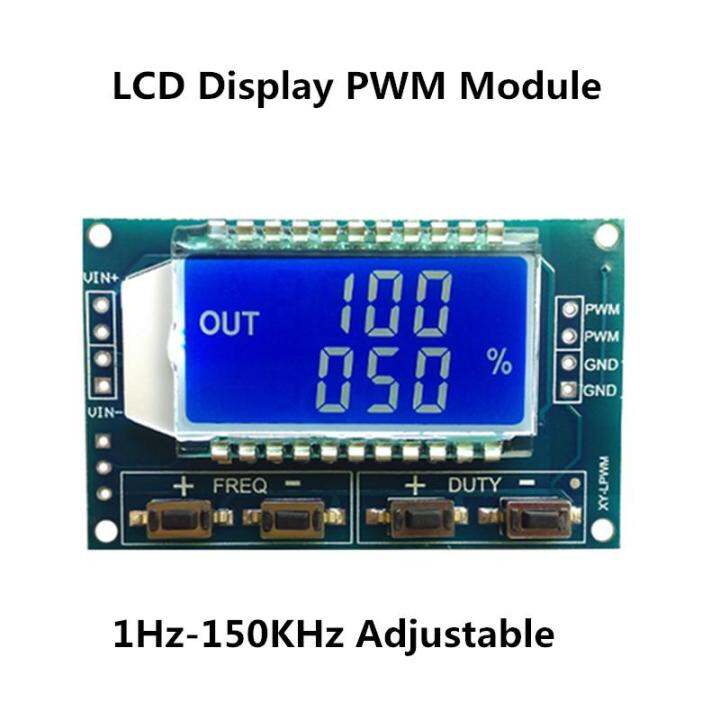 Signal Generator PWM Pulse Frequency Duty Cycle Adjustable Module LCD ...