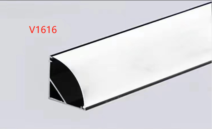 Black and white LED strip light cover, 2 1-meter aluminum channel ...