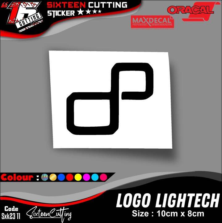 Sticker LOGO LIGHTECH Sticker JDM LIGHTECH Stiker viral sticker viral ...