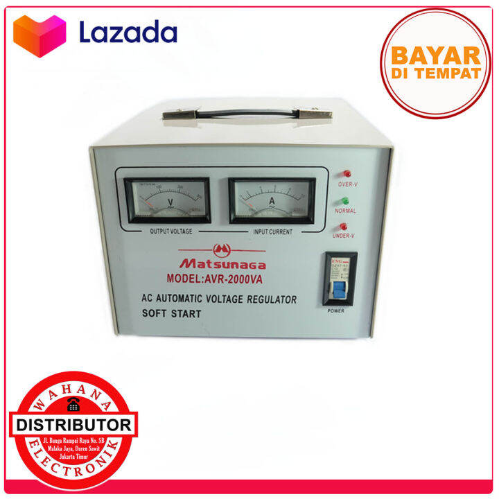 Stabiliser 2000 Watt / Stabilizer Matsunaga Stavol 2000 Watt 2000va ...