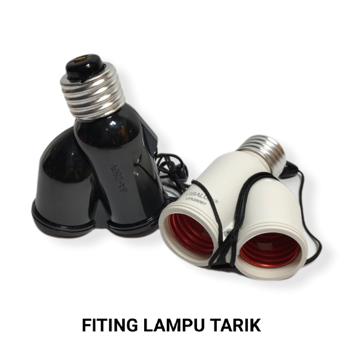 Visalux Fiting Lampu Tarik / Fiting Tarik Cabang 2 | Lazada Indonesia