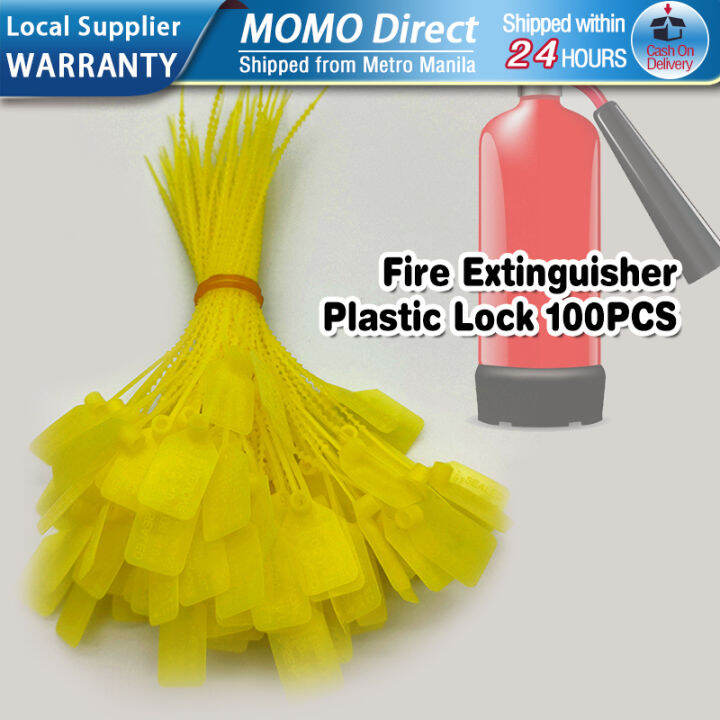 100pcs Fire Extinguisher Plastic Lock Safety Seal Lock Security ...