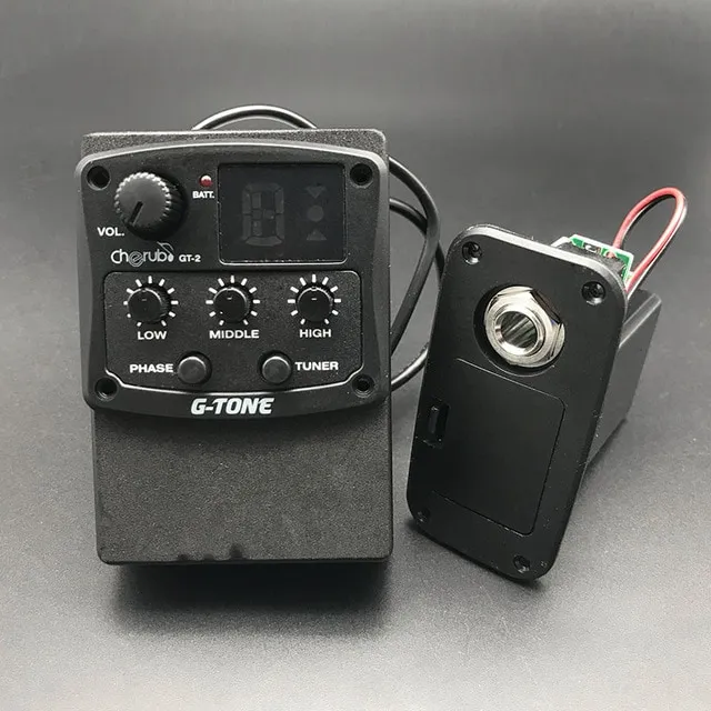 Cherub G-Tone Series กีตาร์อะคูสติก Preamp Piezo Pickup 3-Band EQ ...