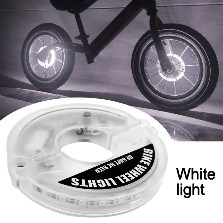 22 LED Flash Spoke Light Intelligent Induction Bicycle Wheel Light USB ...