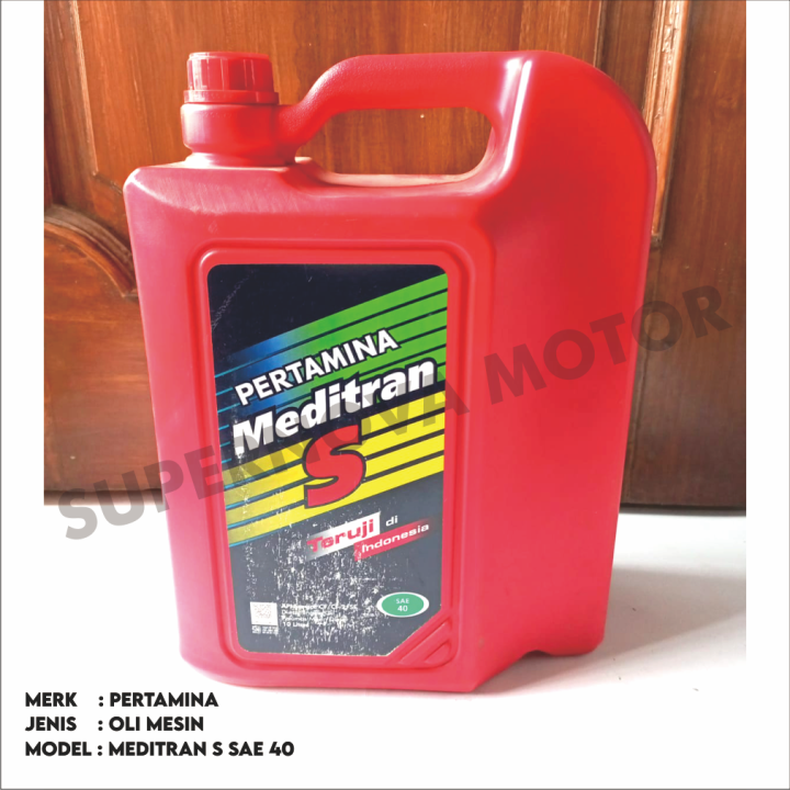OLI MESIN PERTAMINA MEDITRAN S SAE 40 DIESEL ENGINE OIL KEMASAN JERIGEN ...