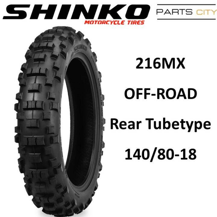 Shinko Tires 216MX 140/80-18 R TT | Lazada PH