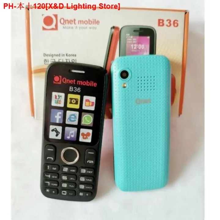 [READY STOCK] Qnet B36 Basic phone Dual sim Keypad 1.77 display | Lazada PH