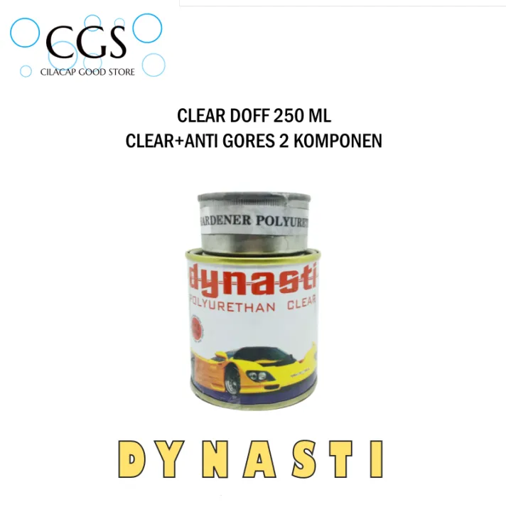 CLEAR DOFF DYNASTI 250ml - cat clear doff motor - cat doff motor - cat dop motor - cat clear dop ...