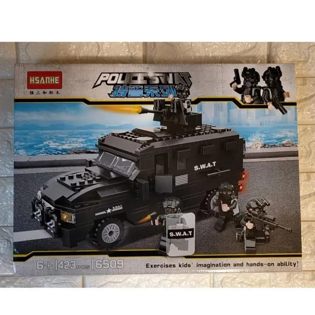 HSANHE Police Swat LEGO car | Lazada PH