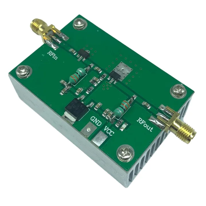 New RF Power Amplifier 1-512MHz 1.6W HF FM VHF UHF Broadband Amplifier RF Power Amplifier for ...