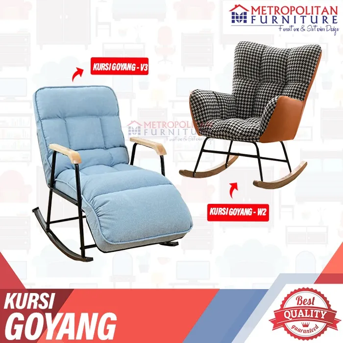 Kursi Goyang Minimalis / Kursi Goyang Dewasa Modern / Kursi Ayunan ...