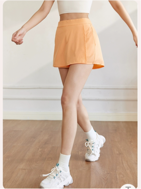 Stretchable High waist Single Slit Overlap Assorted Skort | Lazada PH