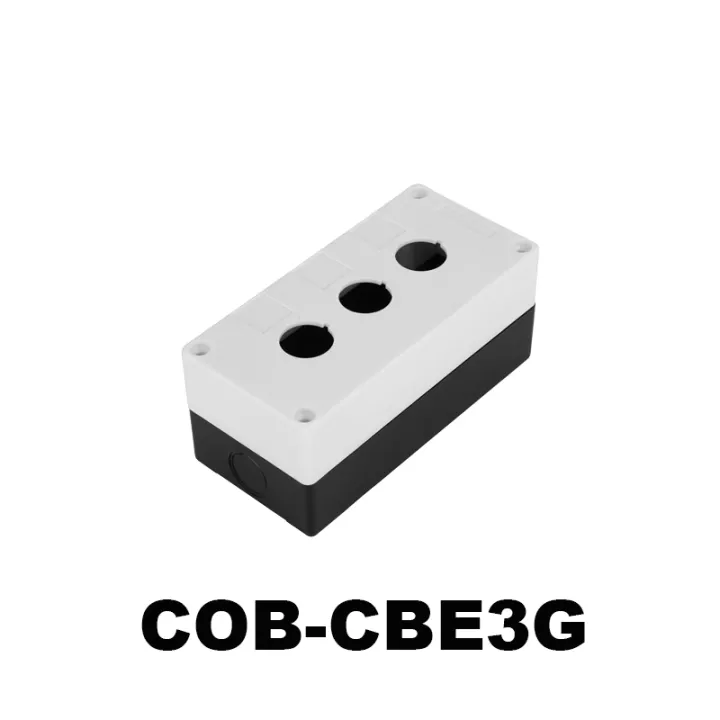 EELIC Control box push button 22mm 3 lubang control box indoor atau ...
