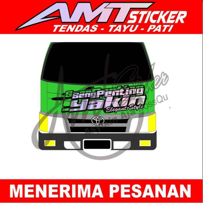 Stiker Cutting Depan Truk Dyna Hologram Stiker Truk Stiker Depan Truk ... Stiker Cutting Depan Truk Dyna Hologram Stiker Truk Stiker Depan Truk ...