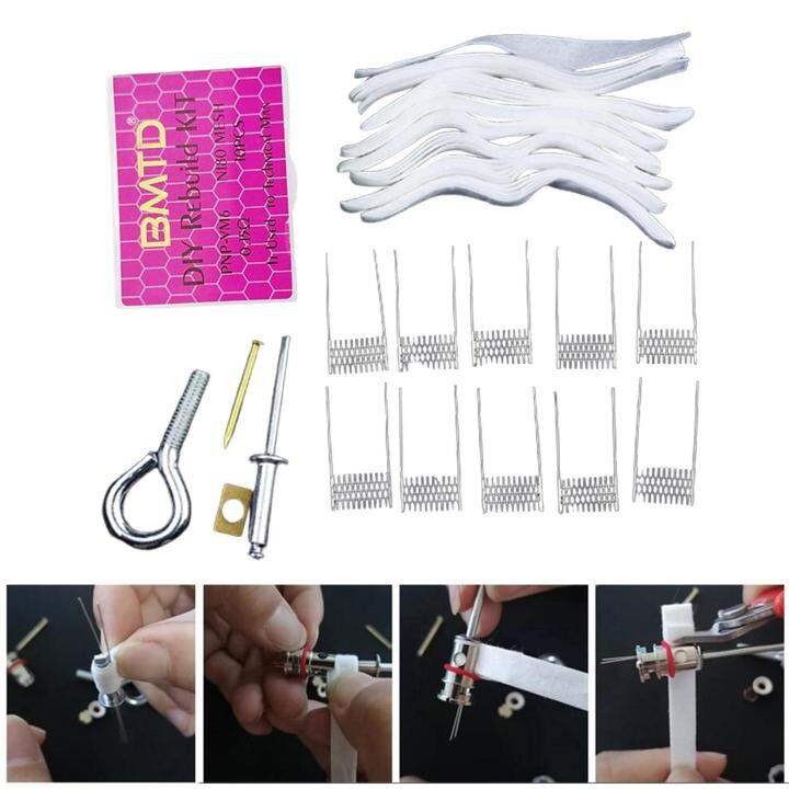 Gazechimp DIY Rebuild Kit NI80 Mesh Coil อุปกรณ์เสริมเครื่องมือ DIY ...
