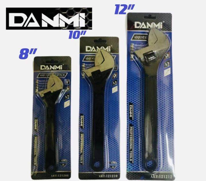 DANMI Adjustable Wrench Tools 8" 10" 12" | Lazada PH