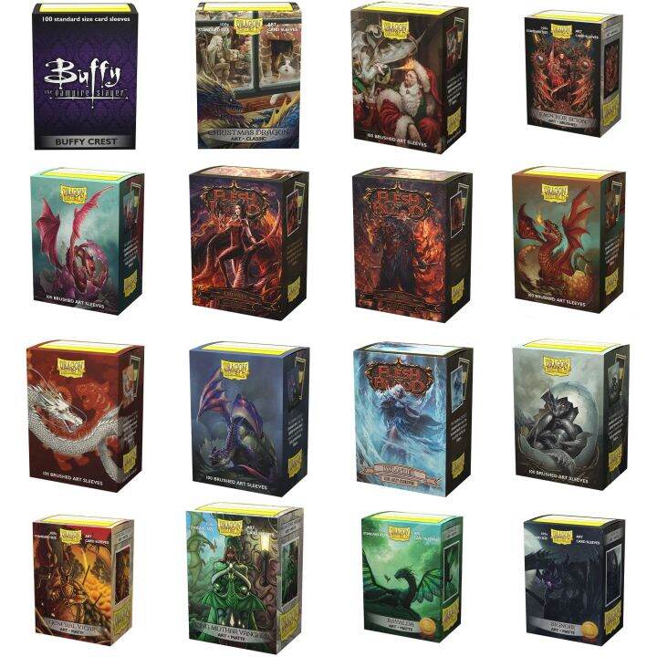 【LZ】 100PCS/LOT Dragon Shield Picture Printing Cards Sleeves Game Cards ...