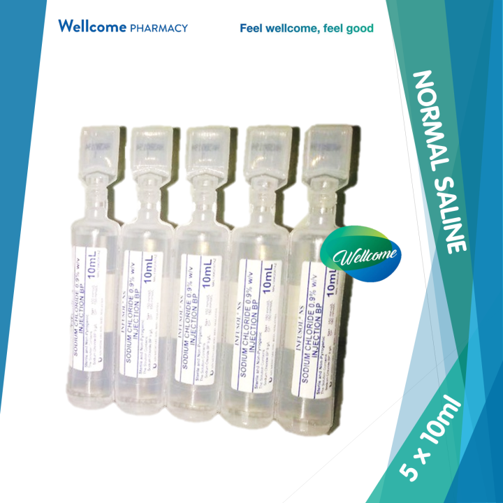 Ain Medicare Infusol NS Sodium Chloride 0.9% For Injection 10ml ...