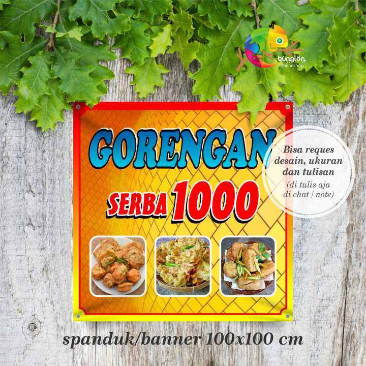 Spanduk Banner Gorengan | Lazada Indonesia