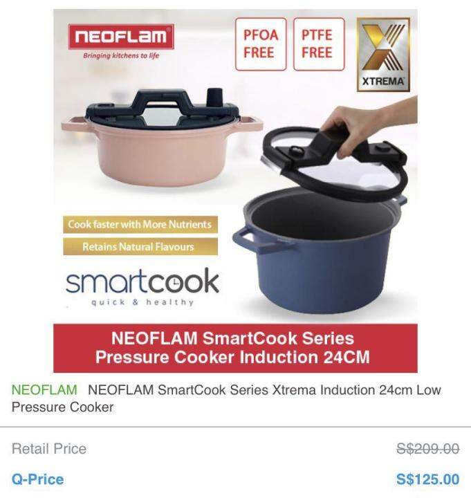 [NEOFLAM] Original Smart Cook Cast Aluminum IH Induction Vacuum ...