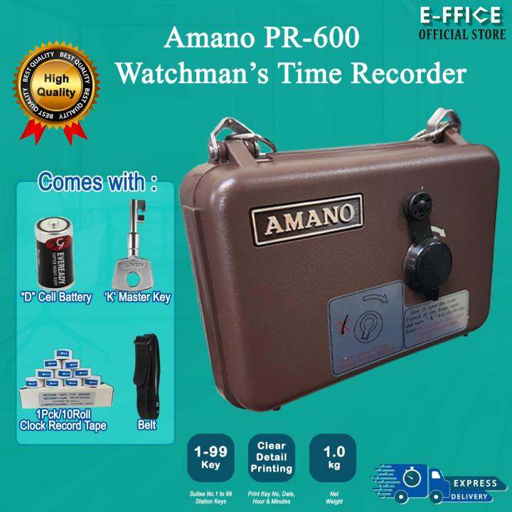 Effice Depot - Amano PR600 Watchman's Time Recorder Watchman Clocking ...