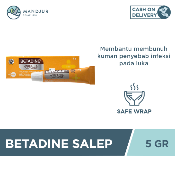 Betadine Salep 5 Gr - Salep Luka Antiseptik | Lazada Indonesia