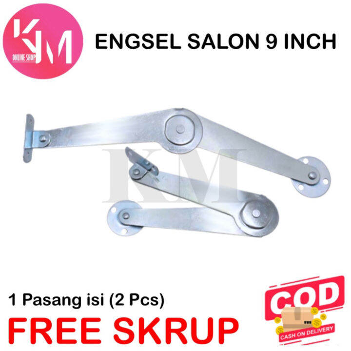 Engsel Salon 9" 23cm Engsel Sikutan Wayang Jendela Engsel Salon Lipat ...