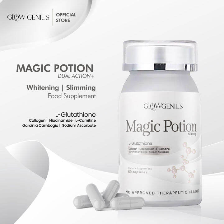 Magic Potion dual action+ Whitening and Slimming supplement - 60 ...