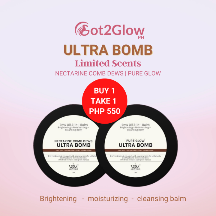 VNM Ultra Bomb 3-in-1 cleansing balm 50 grams per tub, moisturizer ...