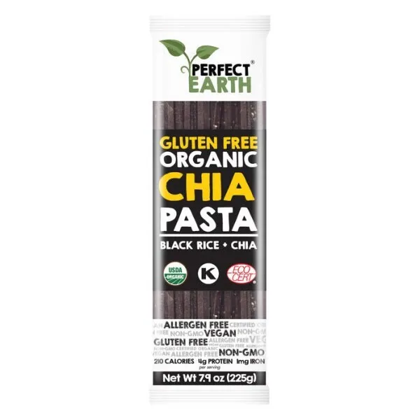 Perfect Earth Gluten Free Organic Black Rice Chia Pasta ( 225g ...